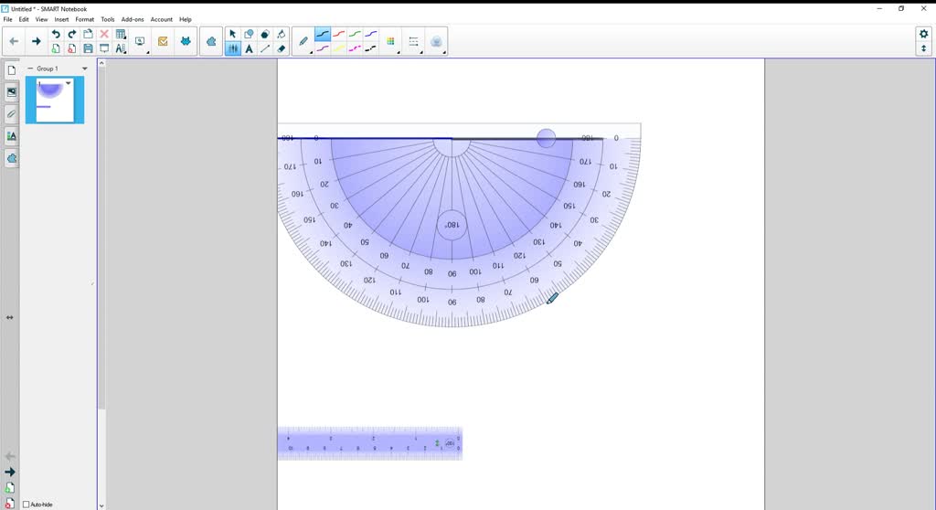 SOLVED:Use your ruler and protractor to draw a triangle with angles ...
