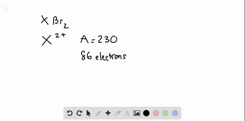 SOLVED:An element's most stable ion forms an ionic compound with bromine, having the formula ...
