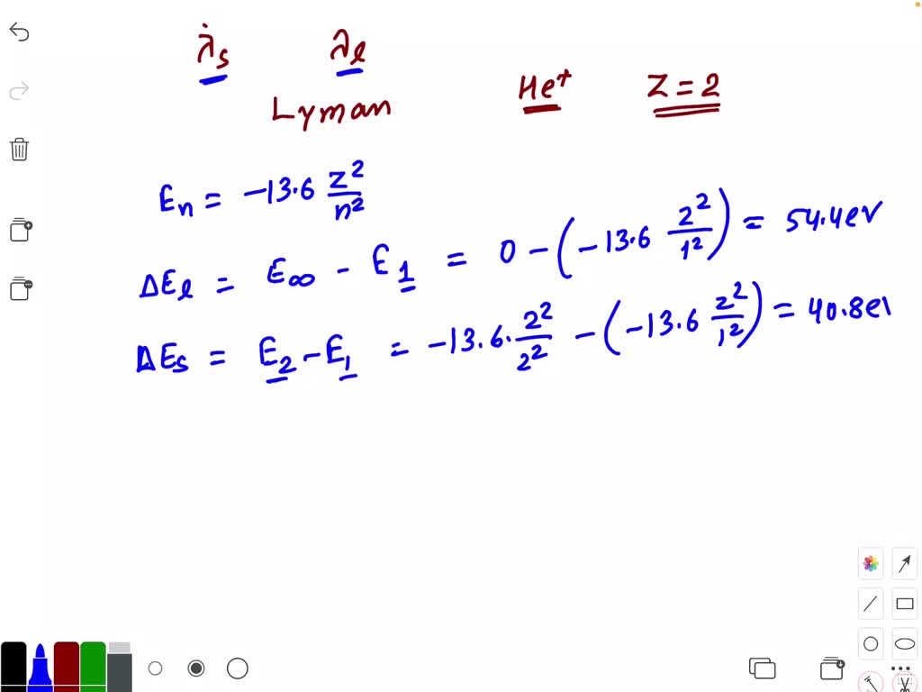 SOLVED Find The Shortest And The Longest Wavelengths Of The Lyman