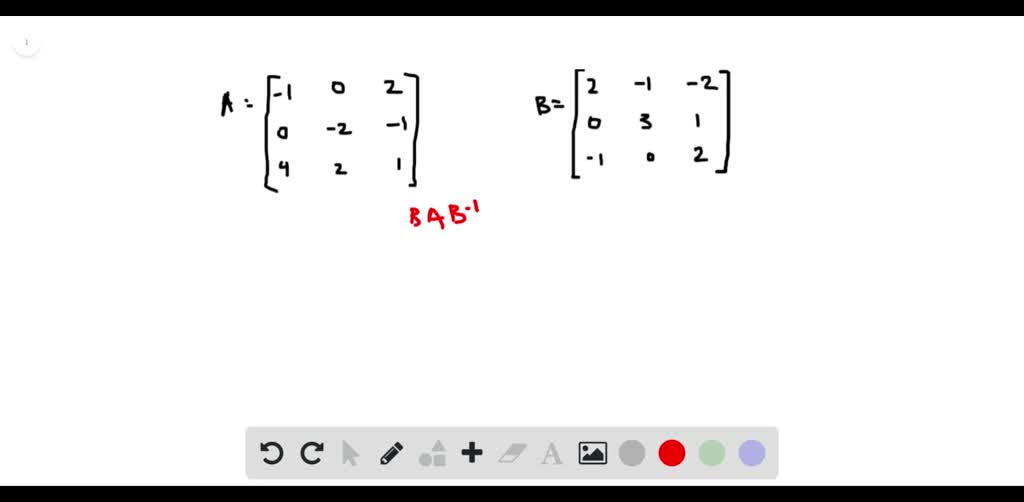 ⏩SOLVED:35-38= Products Involving Matrices and Inverses The matrices… | Numerade