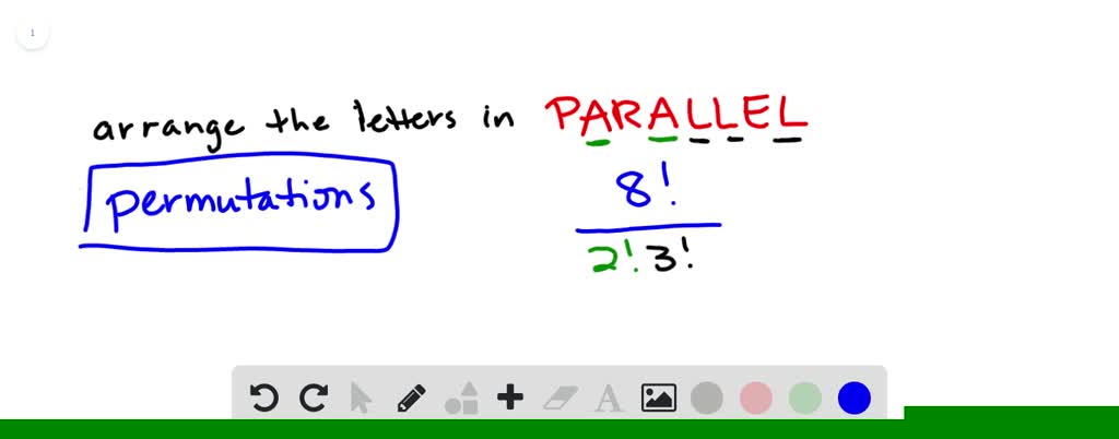 SOLVED:Determine whether each situation involves a permutation or a ... SOLVED:Determine whether each situation involves a permutation or a ...