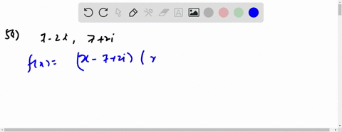 SOLVED:Find a polynomial function f(x) of least degree having only real coefficients with zeros ...