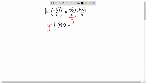 SOLVED:A function h(x) is defined in terms of a differentiable f(x) . Find an expression for h ...
