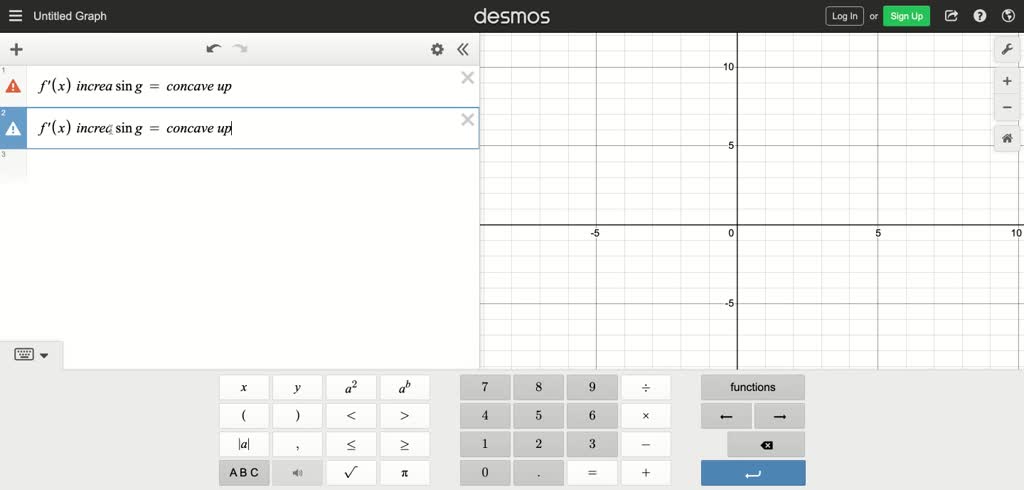 SOLVED:As x increases, y increases, but at a decreasing rate. If a ...
