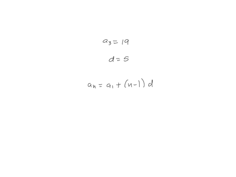 SOLVED:Find the eleventh term of a sequence where the third term is 19 ...