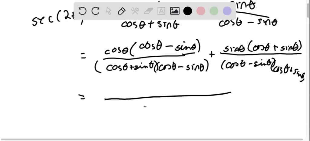 SOLVED:Verify the identity. Assume that all quantities are defined. cos ...