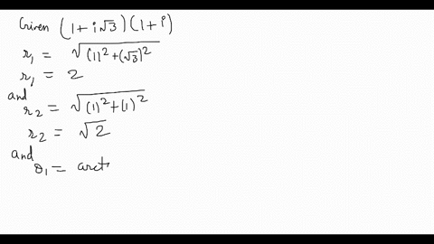 ⏩SOLVED:Convert to trigonometric notation and then multiply or… | Numerade
