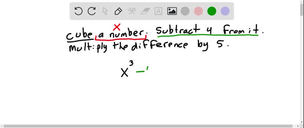 SOLVED:In Exercises 93-96, let x represent the number. Express each sentence as a single ...