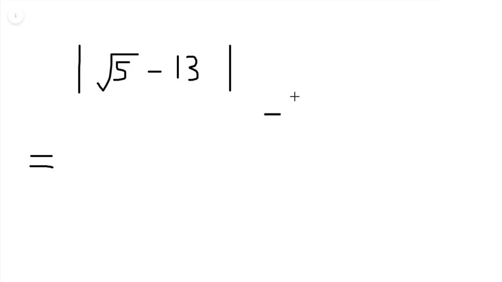 SOLVED:In Exercises 51–60, rewrite each expression without absolute ... SOLVED:In Exercises 51–60, rewrite each expression without absolute ...