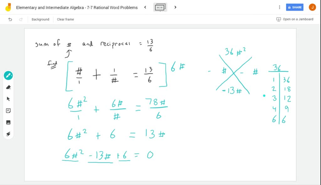 SOLVED:Solve each of these number problems. See Example 1 . The sum of ...