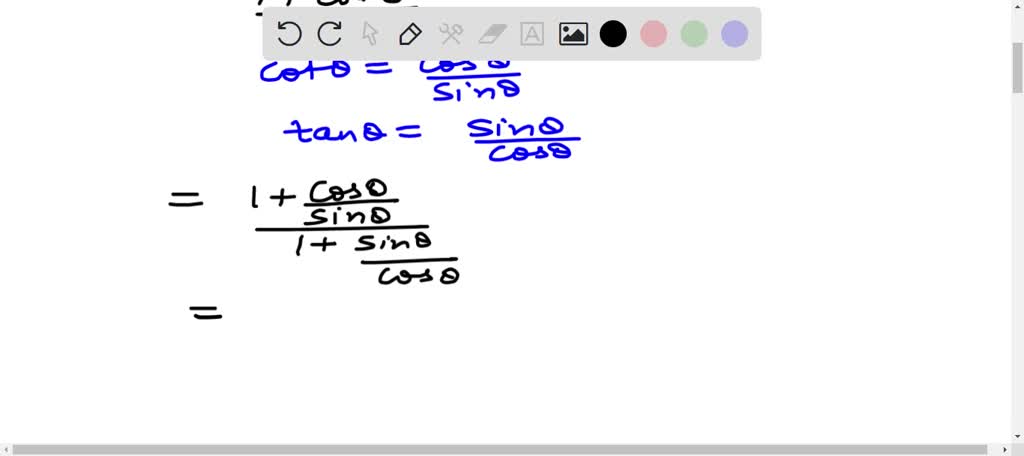 SOLVED: prove that :tan (theta) / 1-cot (theta) +cot (theta) / 1-tan ... SOLVED: prove that :tan (theta) / 1-cot (theta) +cot (theta) / 1-tan ...