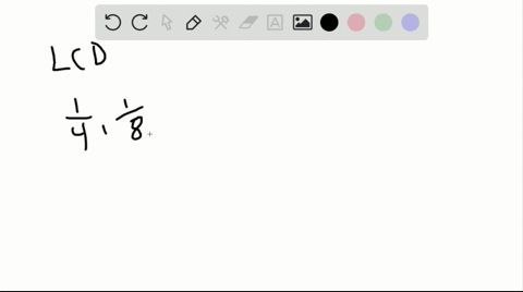 ⏩SOLVED:Find the least common denominator (LCD) for fractions with ...