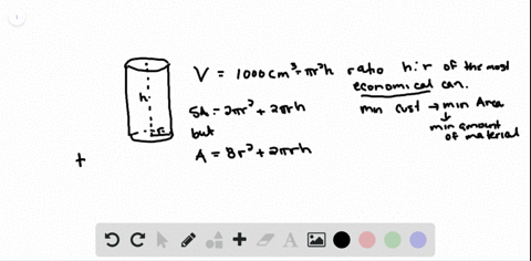 SOLVED:What are the dimensions of the lightest open-top right circular ...