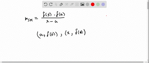 Explain why the slope of a secant line can be interpreted as an average ...
