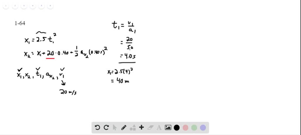 SOLVED:Solve the equations below for the unknown quantities and then ...