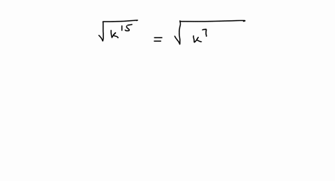 SOLVED:Fill in the blank. \sqrt[4]{k} \cdot \sqrt[4]{?}=\sqrt[4]{k^{4}}=k