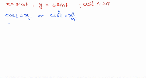 SOLVED:Find a rectangular equation equivalent to the given pair of parametric equations. x=2 \ln ...