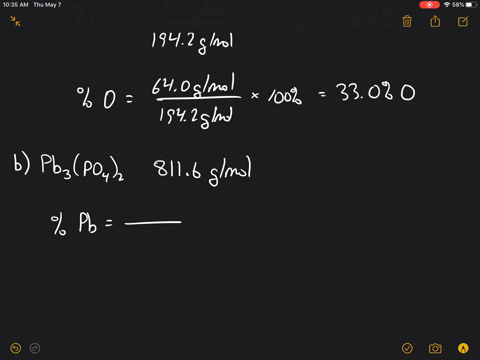 SOLVED: Determine the chemical formula of each compound and then use it ...