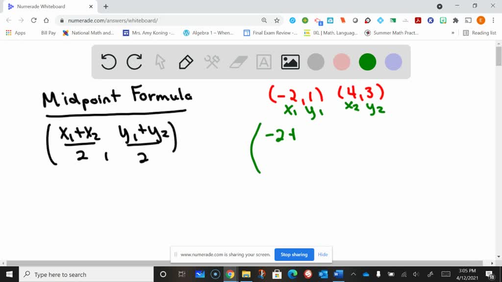 SOLVED:Find the midpoint of the line segment. Check your answers by ...