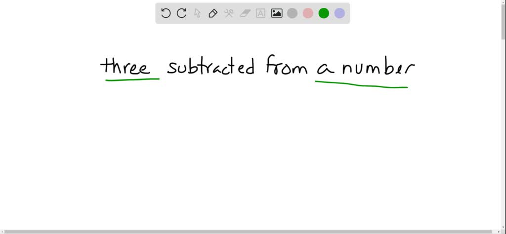 SOLVED:Write each English phrase as an algebraic expression. Let the ...