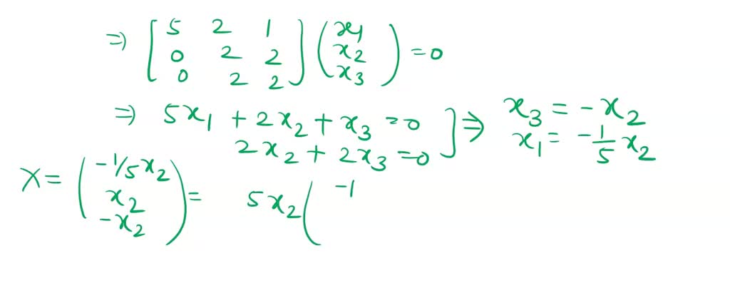 For each matrix in Exercise 4 of Chapter 6 find, if possible, a set of three eigenvectors which ...