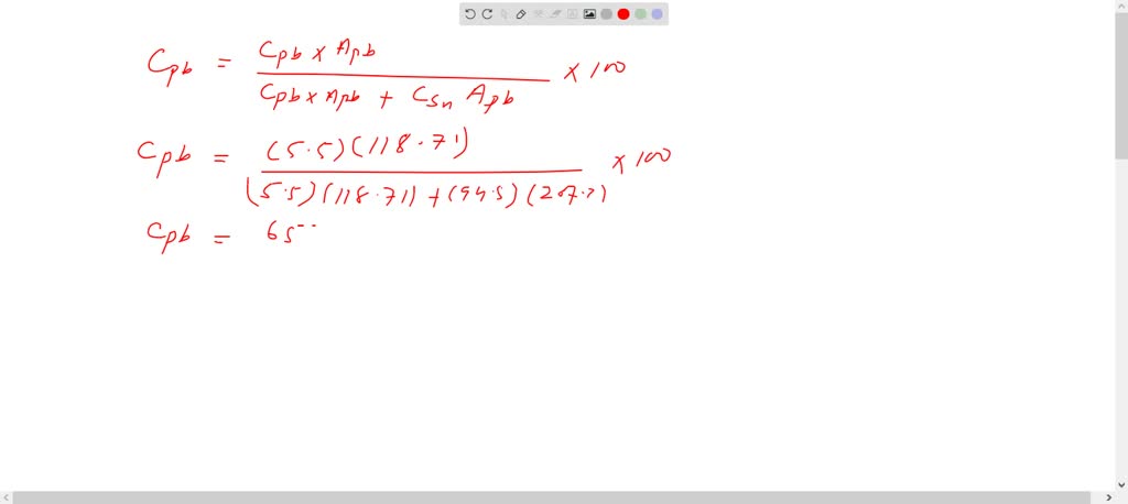 SOLVED:What is the composition, in atom percent, of an alloy that ...
