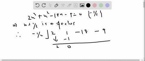 SOLVED:A partial solution set is given for each polynomial equation. Find the complete solution ...