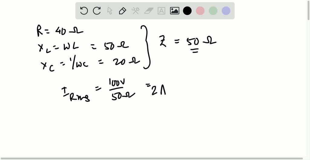 SOLVED:For the circuit shown in Figure 7.36 , determine apparent power S, real power P, reactive ...