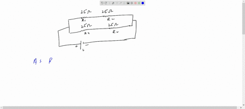 SOLVED:In the circuit shown below, calculate the total resistance of the circuit and the current ...