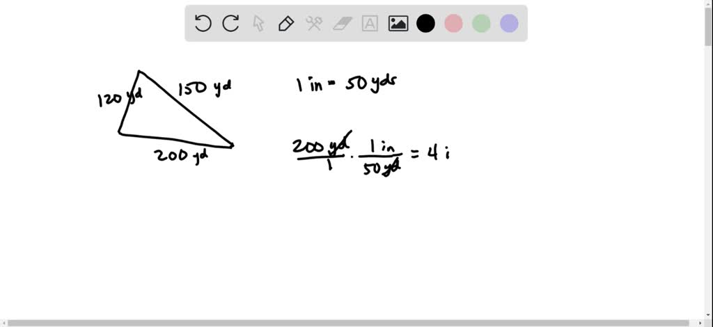SOLVED:The sides of a triangular parking lot are 120 yards. 150 yards ...