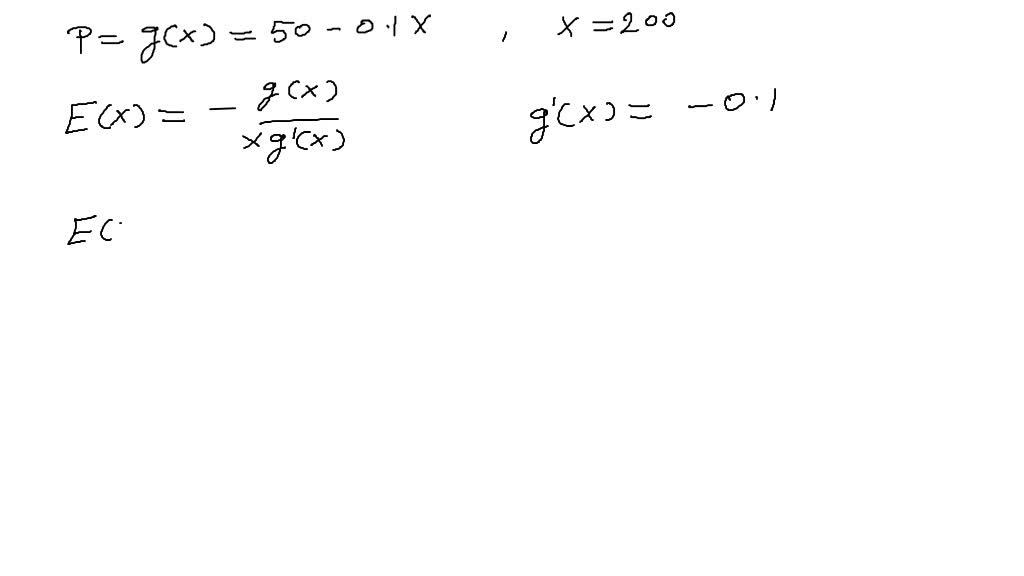 SOLVED:If a price-demand equation is solved for p, then price is ...