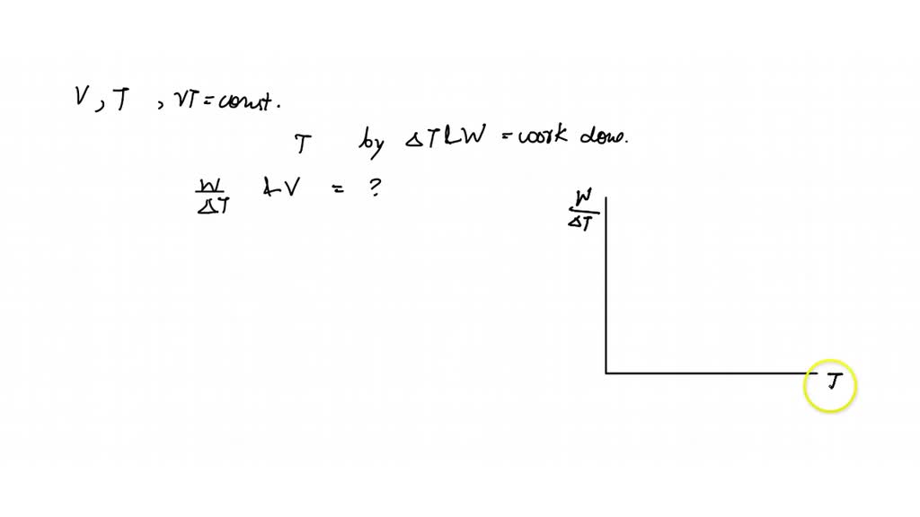 ⏩SOLVED:In a process volume V and temperature T of an ideal gas are… | Numerade