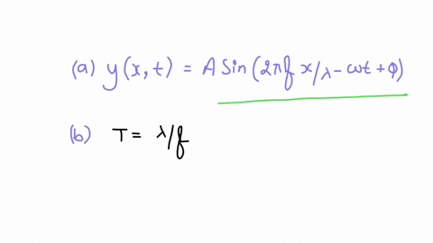 ⏩SOLVED:Express the wave function for one-dimensional harmonic waves… | Numerade