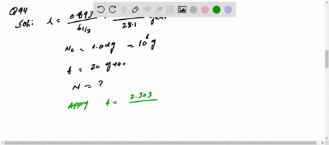SOLVED:One of the hazards of nuclear explosion is the generation of S r ...