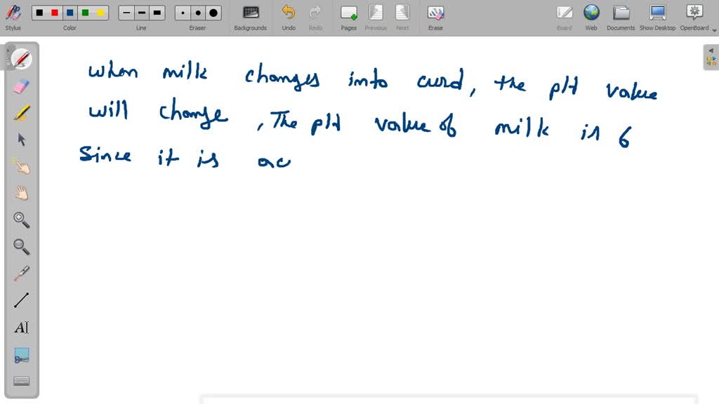 SOLVED:Fresh milk has a pH of 6 . How do you think the pH will change ...
