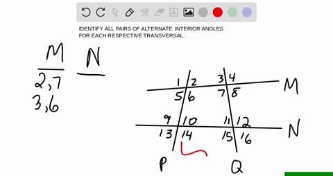 ⏩SOLVED:Name all the angle pairs of each type in the diagram.… | Numerade