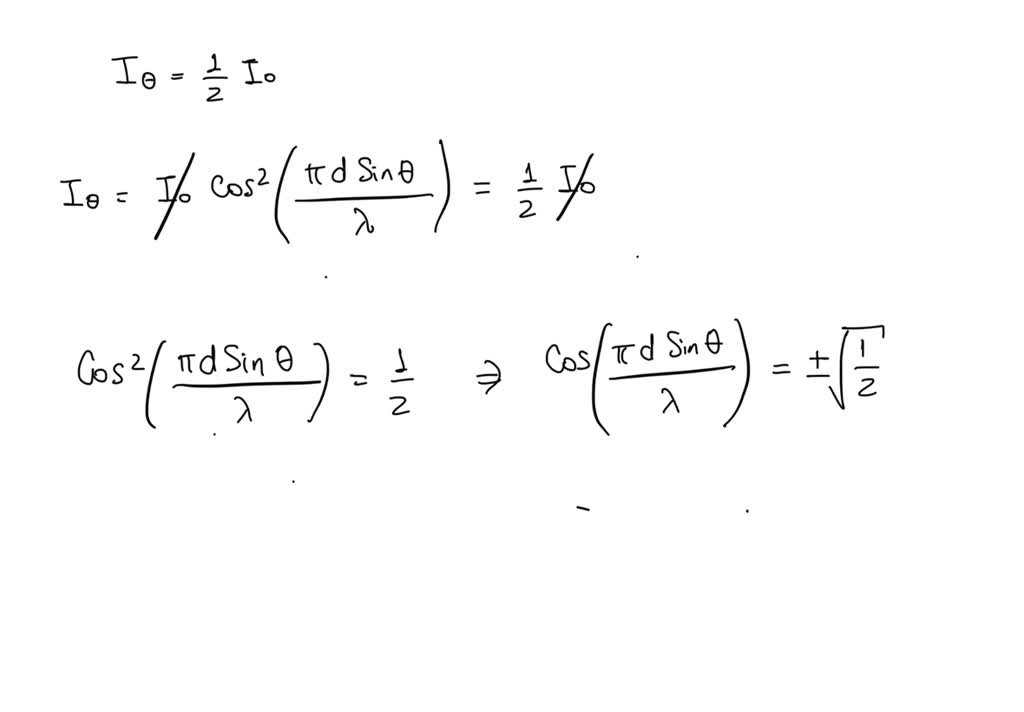 SOLVED:(II) Derive an expression similar to Eq. 34-2 which gives the ...