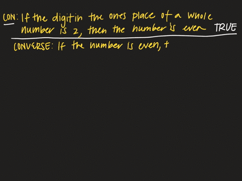 SOLVED:Write the converse, inverse, and contrapositive of each ...