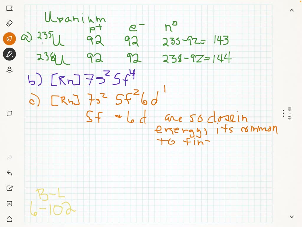 SOLVED:The two most common isotopes of uranium are ^235 U and ^238 U ...
