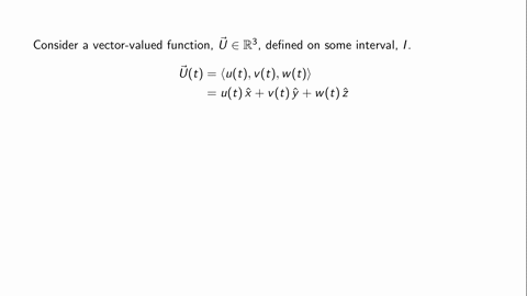 SOLVED:Constant Function Rule Prove that if 𝐮 is the vector function ...