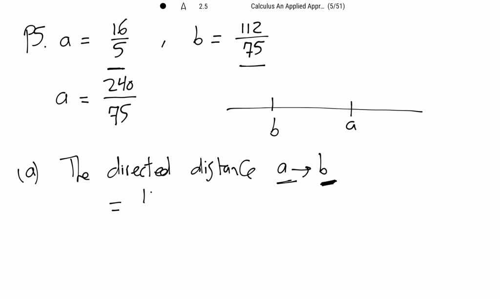 SOLVED:Directed Distance Find the directed distance A B. A(3,0) ; B(5,0)