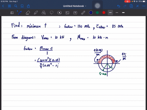 SOLVED:Determine the amount of diametral interference needed to provide ...