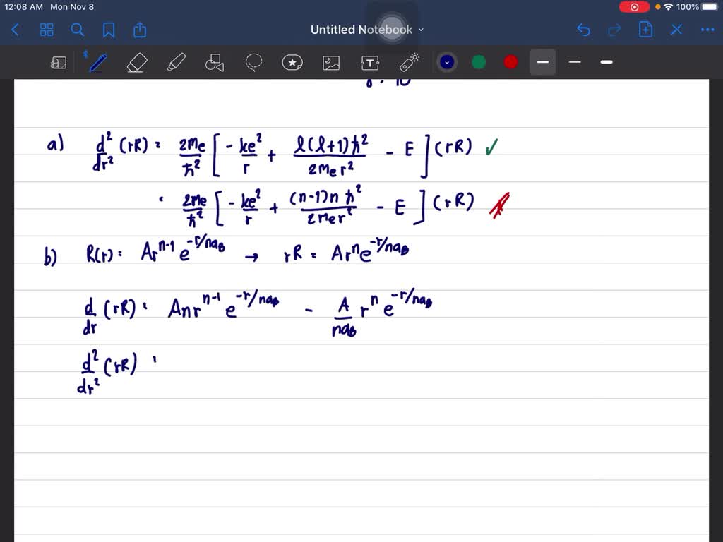 A Radial Wave Function With No Nodes L N 1 Corresponding To A Bohr