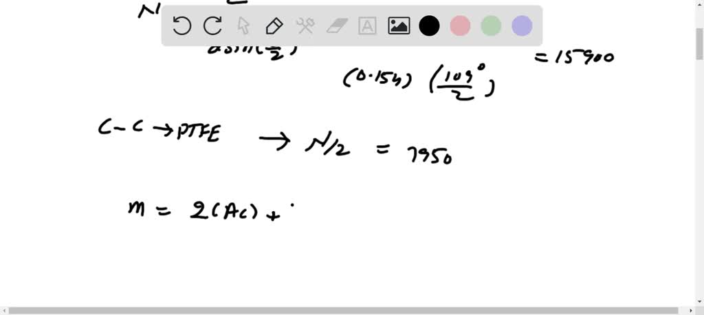 Using The Definitions For Total Chain Molecule Length L Equation 14