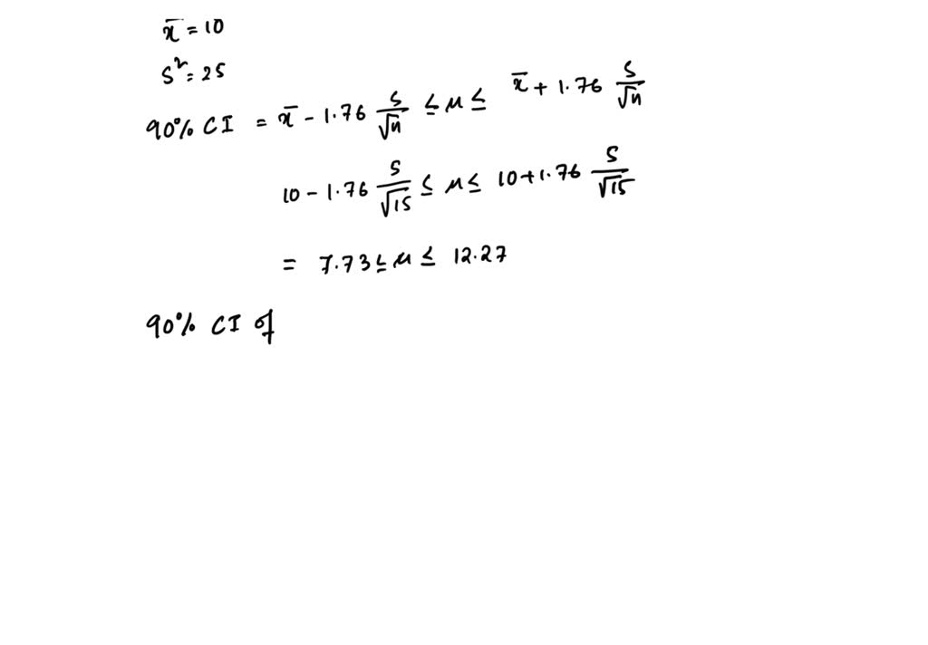 ⏩SOLVED:Suppose that an i.i.d. sample of size 15 from a normal… | Numerade