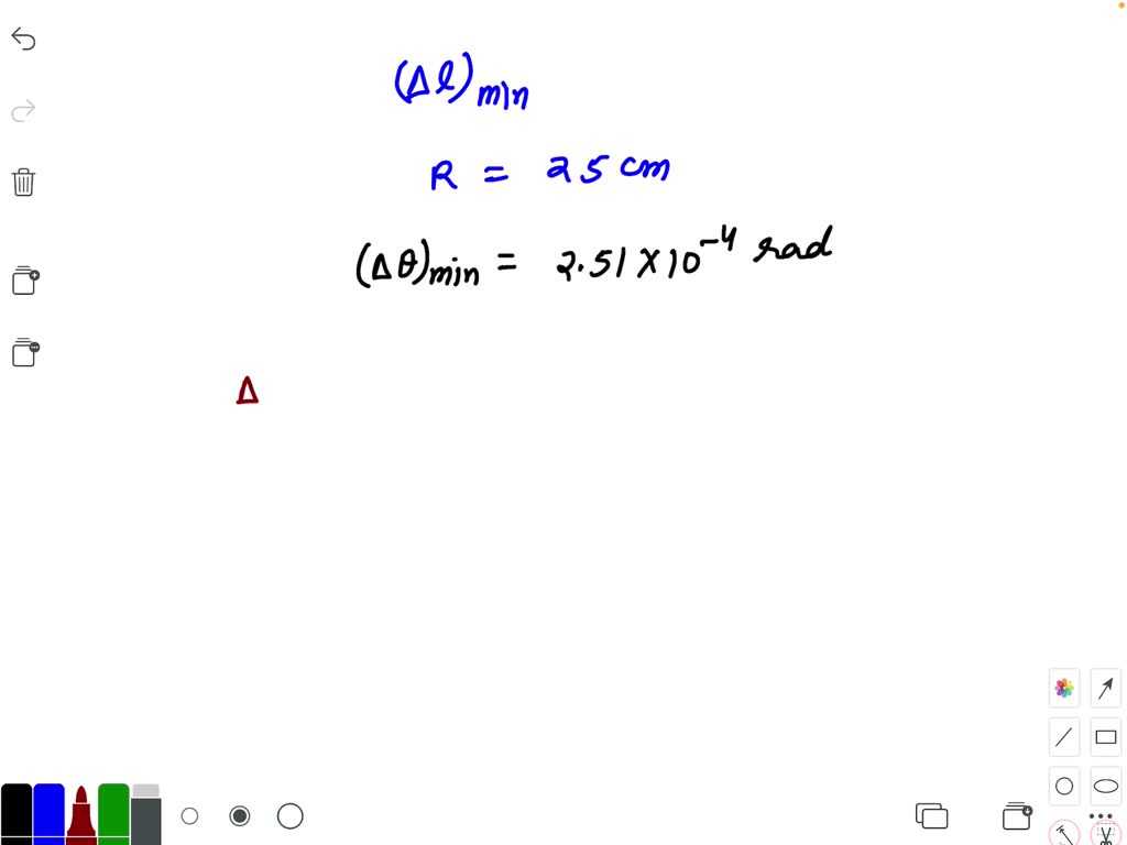 What is the linear separation between two identical points on an object ...