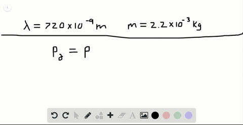 SOLVED:A photon of red light (wavelength =720 nm ) and a Ping-Pong ball (mass =2.2 ×10^-3 kg ...