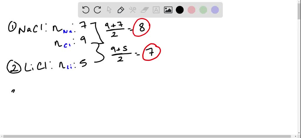 SOLVED:Using values in Table 8.8, determine the Born exponents for the ...