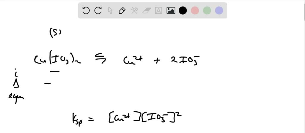 SOLVED: A student measures the molar solubility of copper(II) hydroxide ...