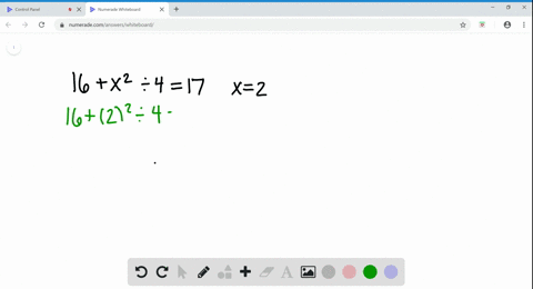 ⏩SOLVED:Check to see if the given value of the variable is or is not… | Numerade